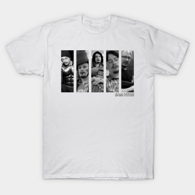 Sam Hyde Black And White Sam Hyde T Shirt Teepublic